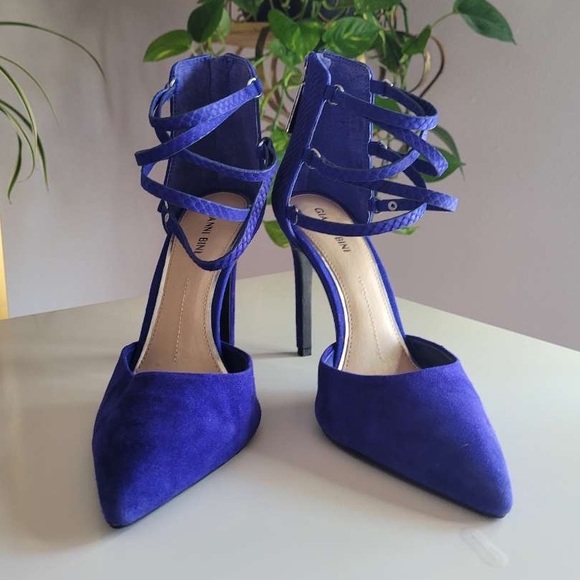 Gianni Bini | Shoes | Gianni Bini Blue High Heels | Poshmark